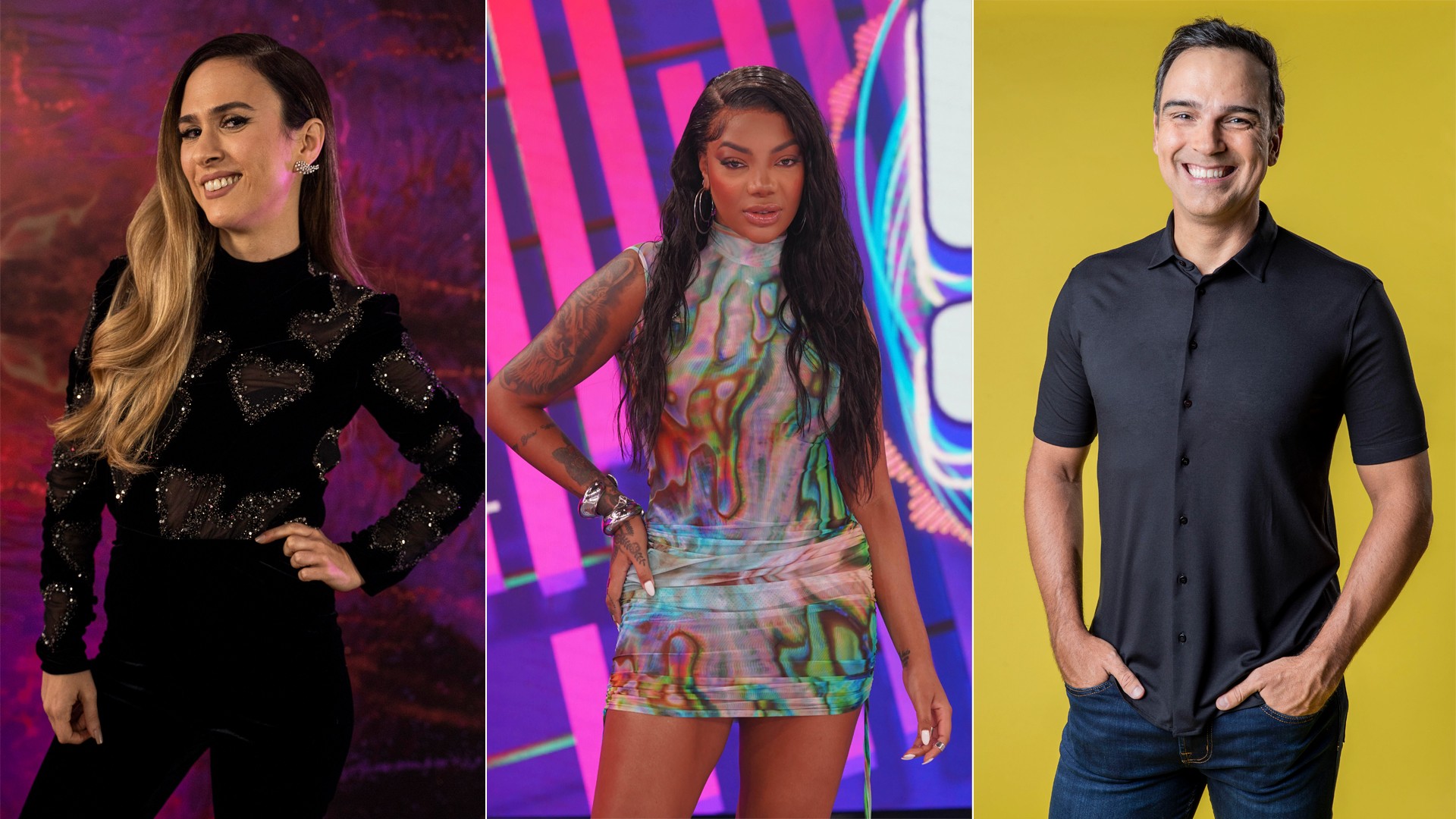 Ludmilla, Tatá Werneck e Tadeu Schmidt serão os apresentadores do ...